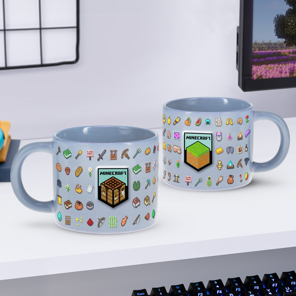MINECRAFT - Embossed Mug 11oz : ShopForGeek.com: Taza Paladone Minecraft