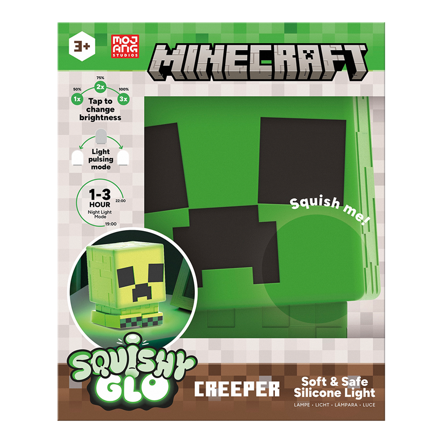 MINECRAFT - Creeper - Silicone Light Rechargeable 15cm : ShopForGeek ...