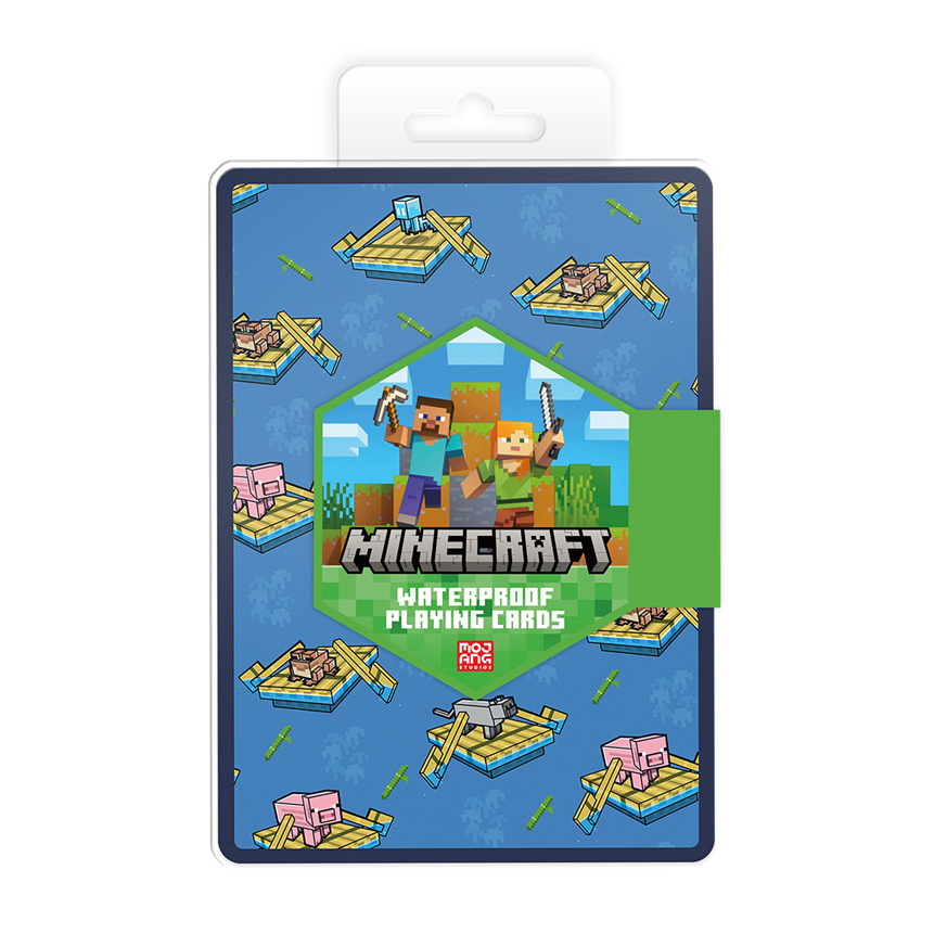 MINECRAFT - 'Waterproof' Playing Cards : ShopForGeek.com: Card game ...