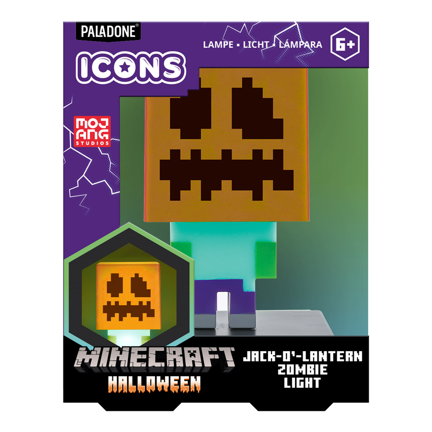 MINECRAFT - Zombie Jack - Icon Lamp 4,3inch : ShopForGeek.com: Lamp ...