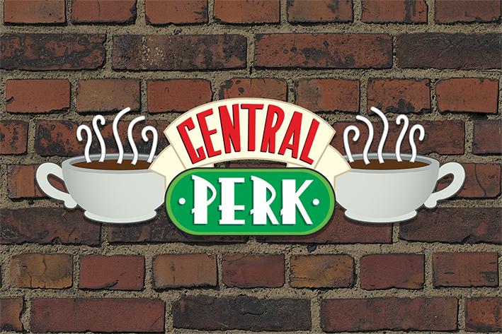 FRIENDS - Poster 61X91 - Central Perk Brick : ShopForGeek.com: Poster ...