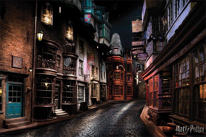 HARRY POTTER - Poster 61x91 - Diagon Alley : ShopForGeek.com: Poster ...