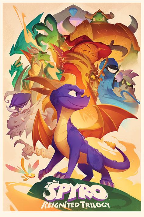 SPYRO - Poster 61X91 - Animated Style : ShopForGeek.com: Poster Pyramid ...