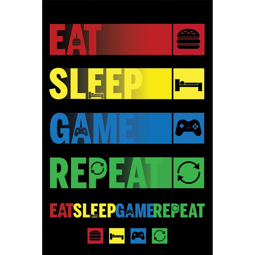 DIVERS - Eat Sleep Repeat - Poster 61 x 91cm : ShopForGeek.com: Poster ...
