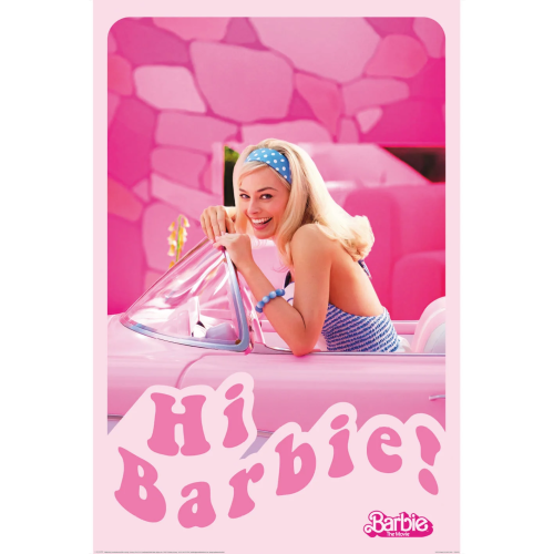 BEMS | BARBIE FILM - Hi Barbie - Poster 61 x 91cm