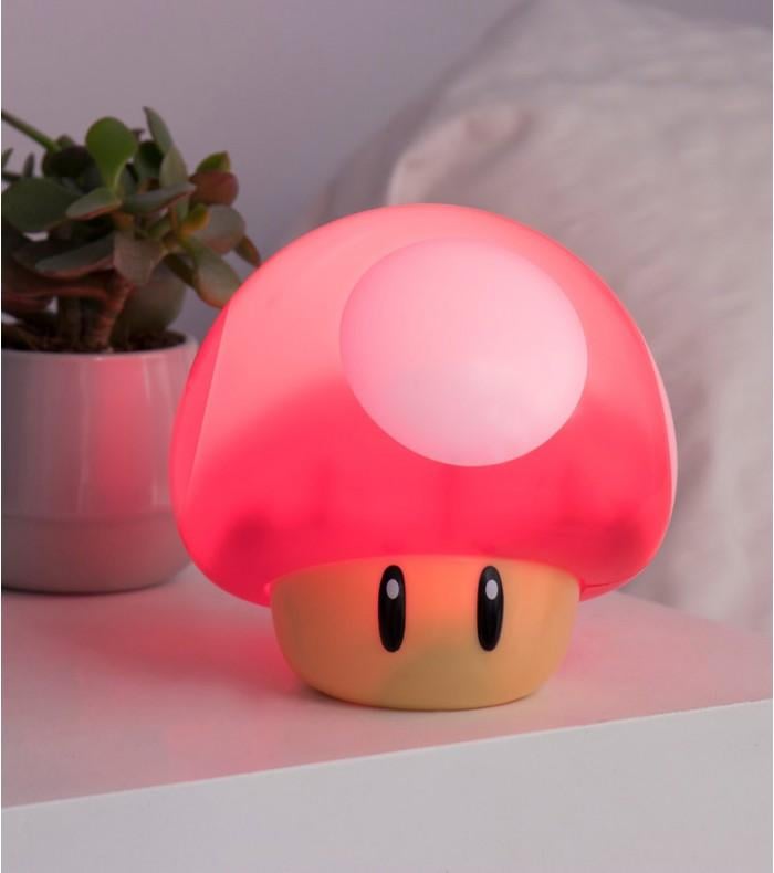NINTENDO - Mushroom Mini Light with Sound : ShopForGeek.com: Lámpara ...