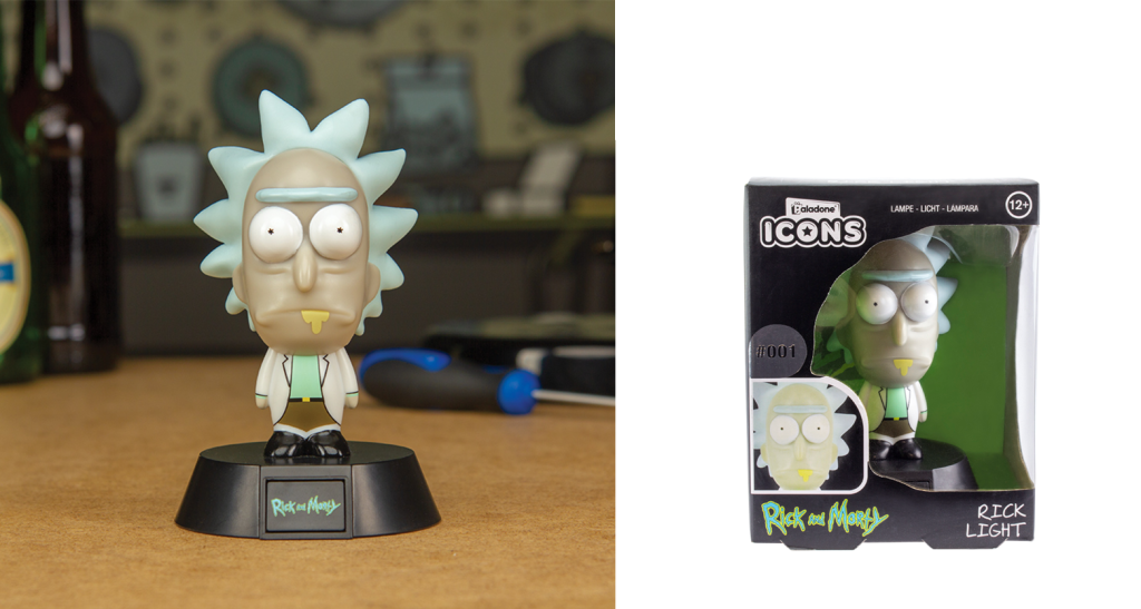 RICK & MORTY - Rick - Icon Lamp 5,1inch : ShopForGeek.com: Lampe Paladone