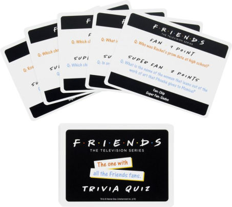 FRIENDS - Trivia Quiz Game UK : ShopForGeek.com: Card game Paladone Friends