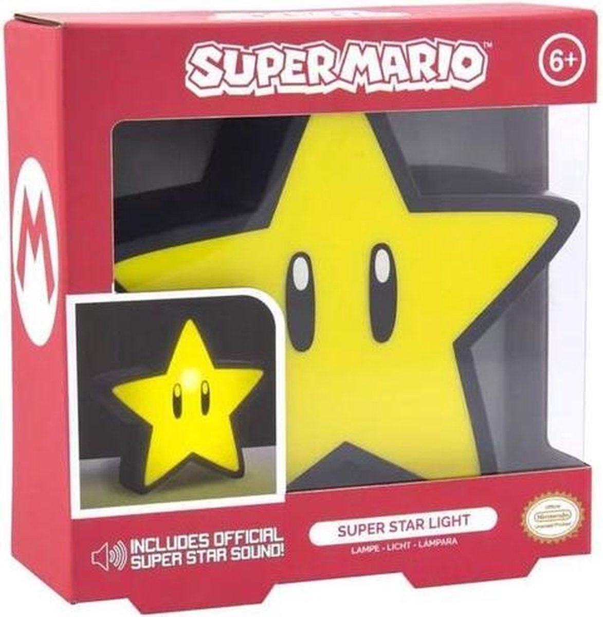 SUPER MARIO - Super Etoile - Lampe avec son : ShopForGeek.com: Lampe ...