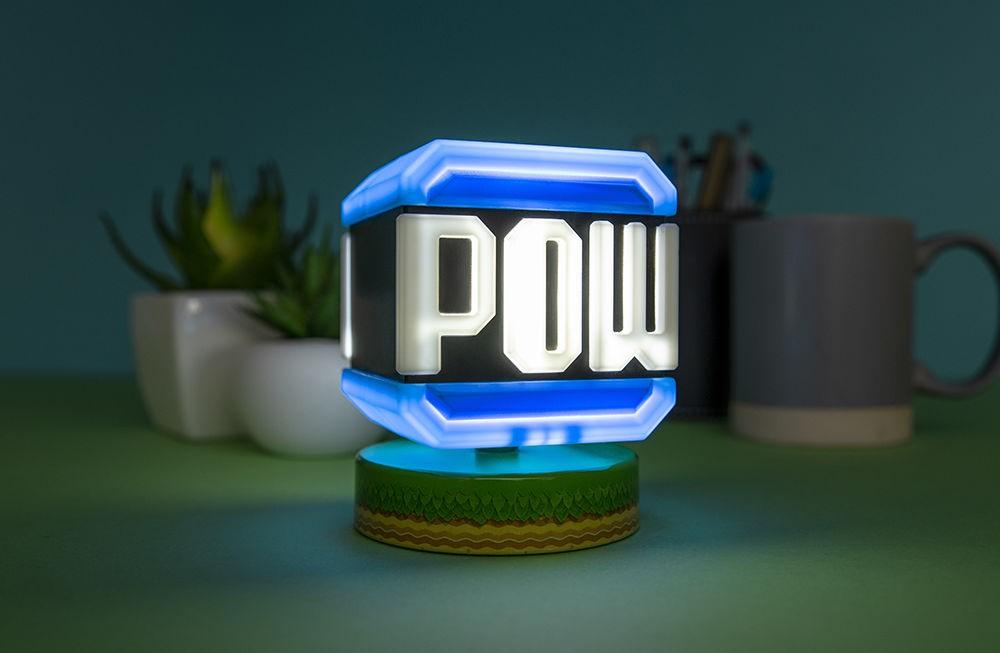 SUPER MARIO - Pow Block - Icon Light 11cm : ShopForGeek.com: Lámpara ...