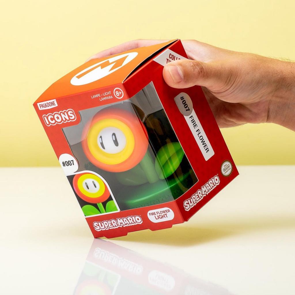 SUPER MARIO - Fire Flower - Icon Light 3.9inch : ShopForGeek.com: Lamp ...