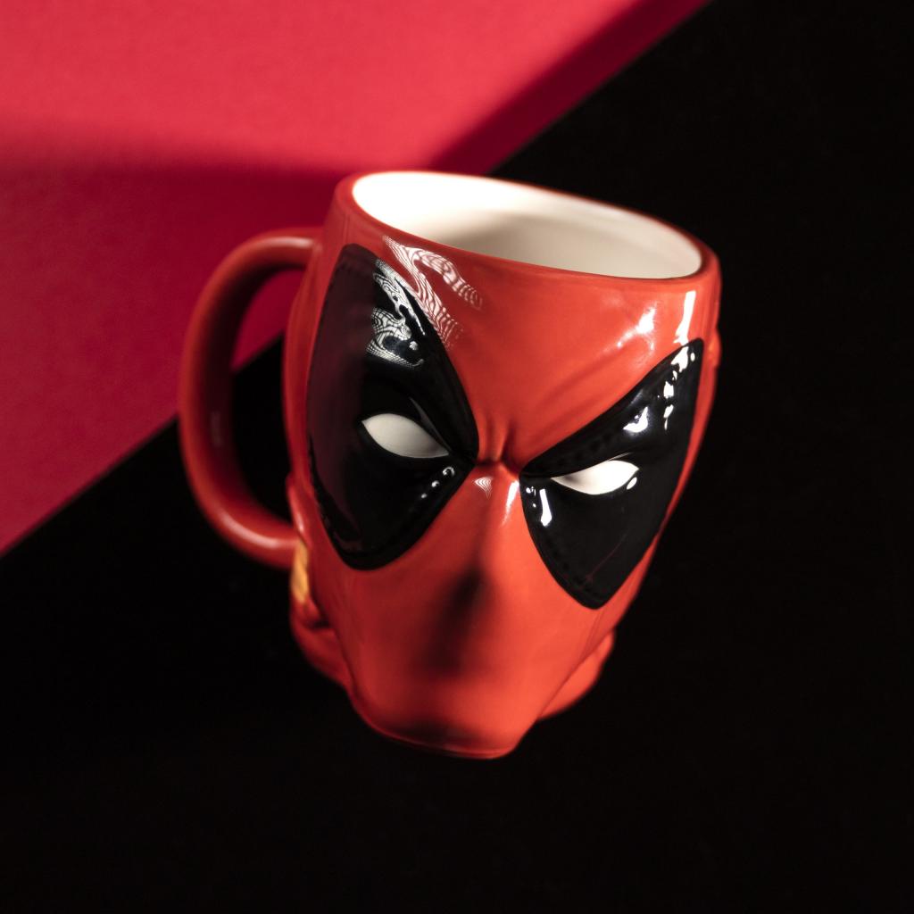 MARVEL - Deadpool - Mug Shaped 350ml : ShopForGeek.com: Mug Paladone Marvel