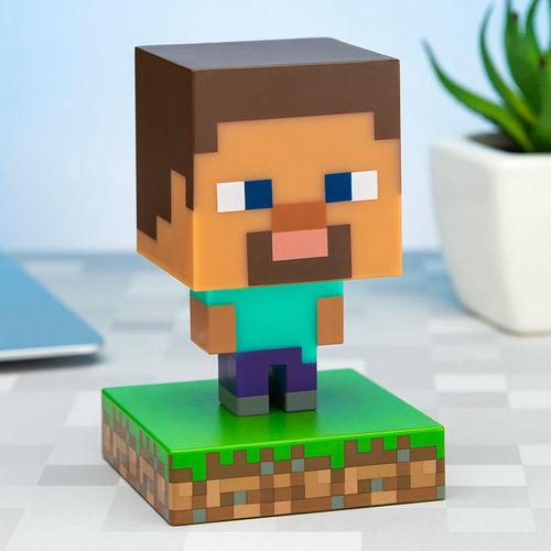 MINECRAFT - Steve - Icon Light 3.9inch : ShopForGeek.com: Lamp Paladone ...