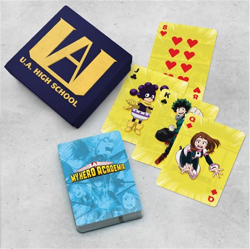 MY HERO ACADEMIA - Playing Cards 52 Cards : ShopForGeek.com: Card game ...