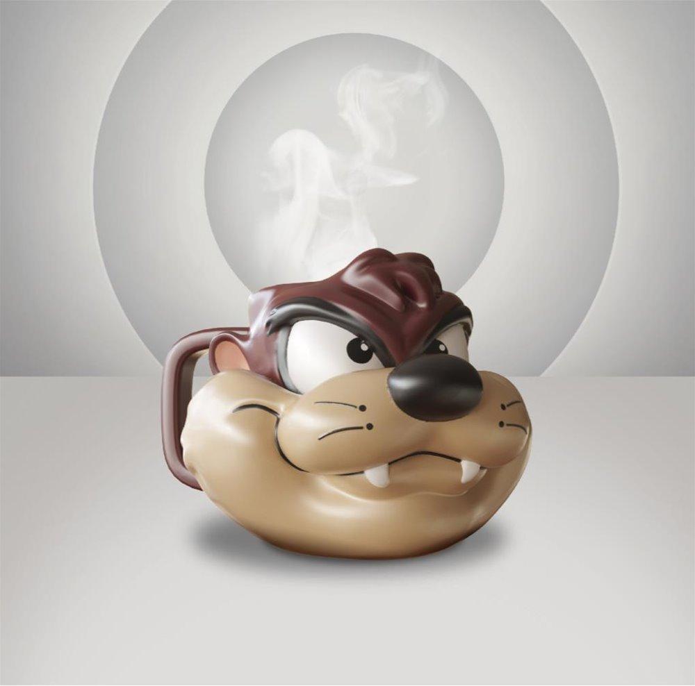 LOONEY TUNES - Taz - Mug 3D 330ml : ShopForGeek.com: Mug Paladone ...