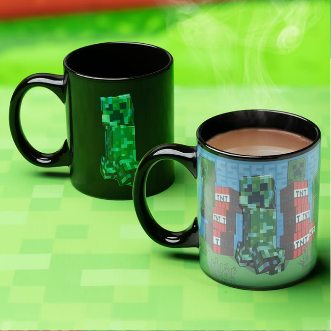 MINECRAFT - Creeper - Heat Change Mug : ShopForGeek.com: Mug Paladone ...