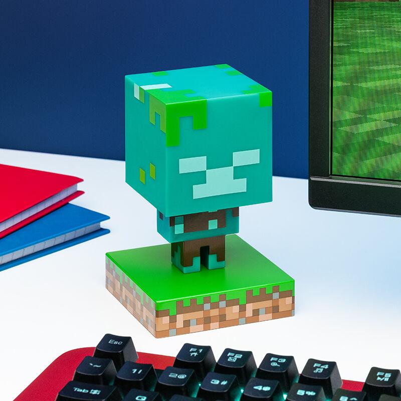 MINECRAFT - Drowned Zombie - Icon Light 10cm : ShopForGeek.com: Lamp ...