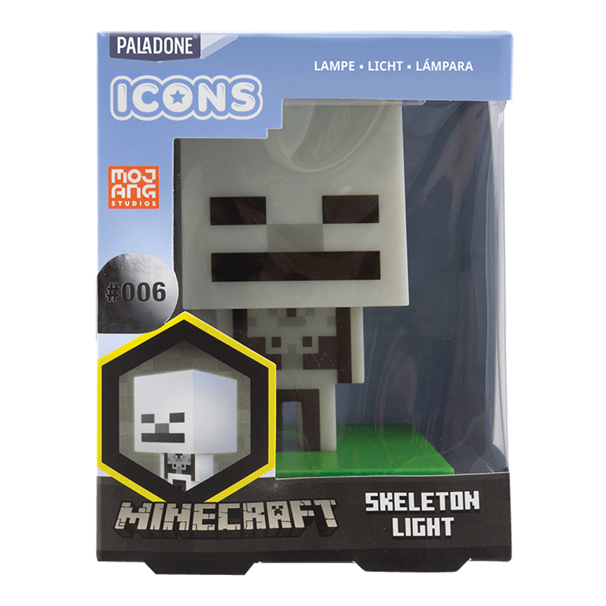 MINECRAFT - Skeleton - Icon Lamp 4,3inch : ShopForGeek.com: Lamp ...