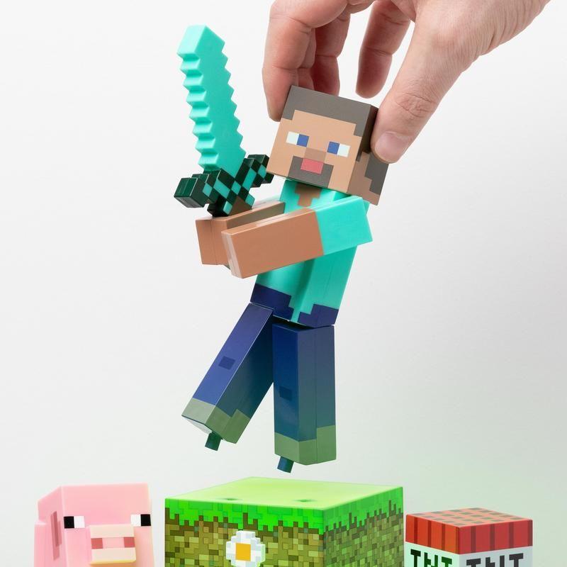 MINECRAFT - Steve - Lampe Diorama 30cm : ShopForGeek.com: Lampe ...