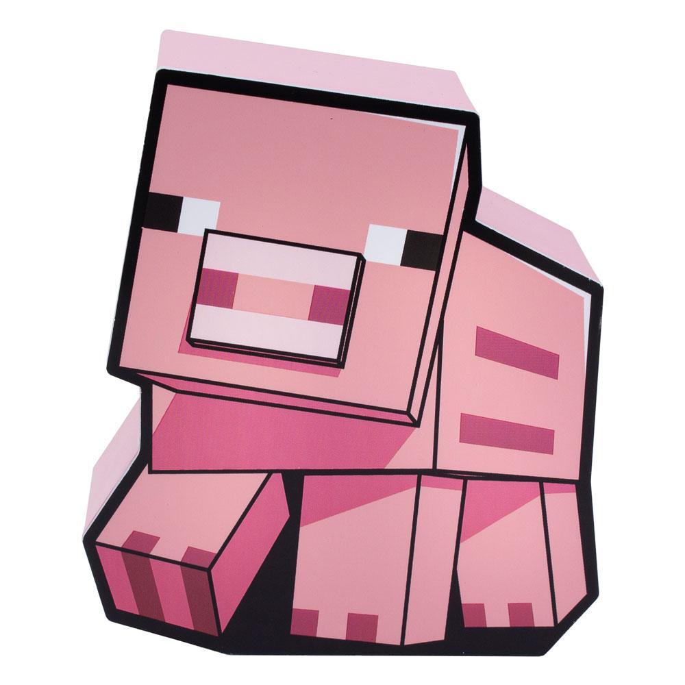 MINECRAFT - Pig - 2D Light 16cm : ShopForGeek.com: Lamp Paladone Minecraft