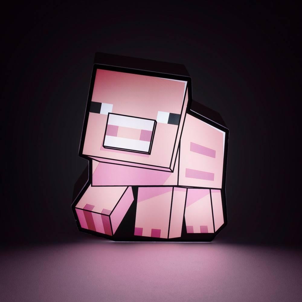MINECRAFT - Pig - 2D Light 16cm : ShopForGeek.com: Lamp Paladone Minecraft