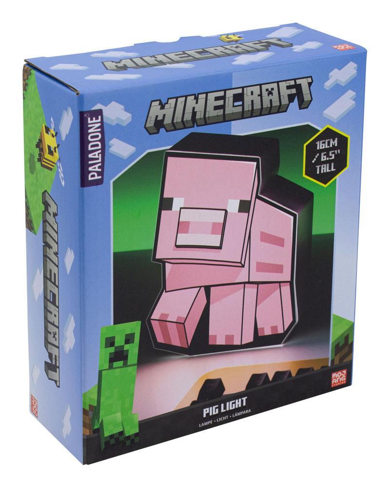 MINECRAFT - Pig - 2D Light 16cm : ShopForGeek.com: Lamp Paladone Minecraft