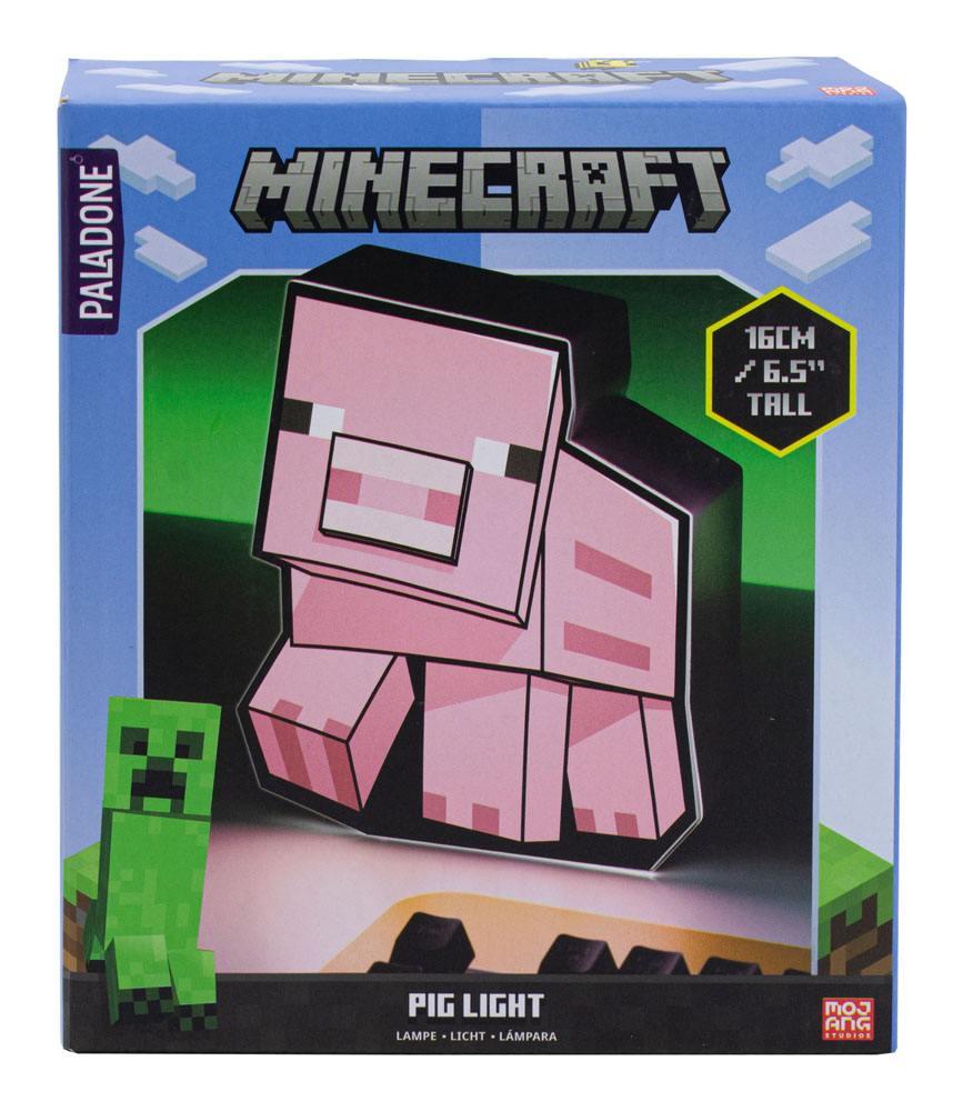MINECRAFT - Pig - 2D Light 16cm : ShopForGeek.com: Lamp Paladone Minecraft