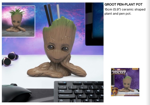 MARVEL - Groot - Ceramic Shaped Plant and Pen Pot - 15cm : ShopForGeek ...