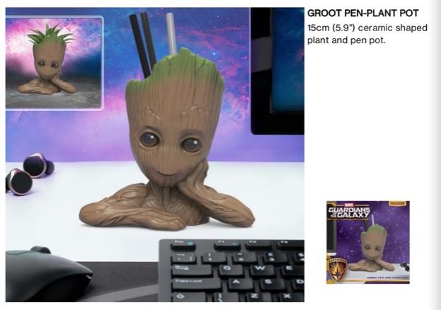 MARVEL - Groot - Ceramic Shaped Plant and Pen Pot - 15cm : ShopForGeek ...