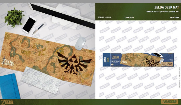 NINTENDO - Zelda - XL Desk Mat '30 x 80 cm' : ShopForGeek.com: Mousepad ...