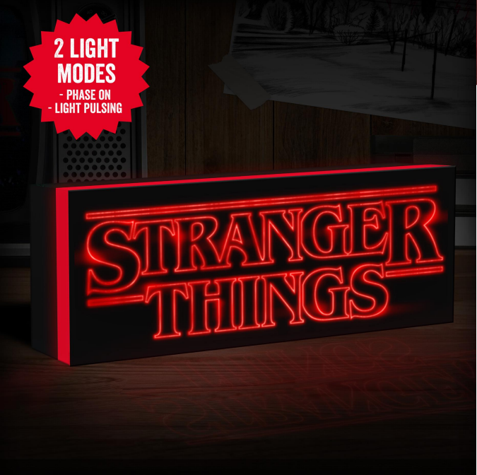 STRANGER THINGS - Logo - Light : ShopForGeek.com: Lamp Paladone ...