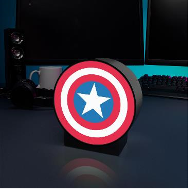 MARVEL - Captain America - Box Light 15cm : ShopForGeek.com: Lamp ...