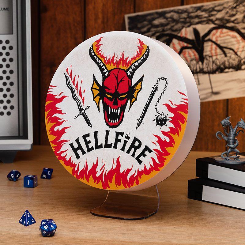 STRANGER THINGS - Hellfire Club Graphic Light 20cm : ShopForGeek.com ...