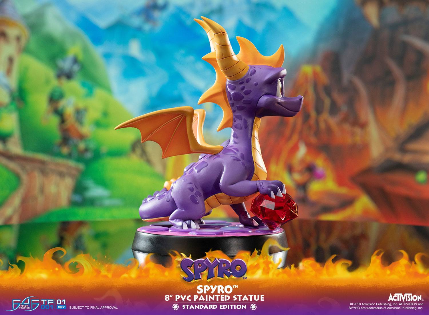 ACTIVISION - Spyro The Dragon PVC Statue - 20cm : ShopForGeek.com ...