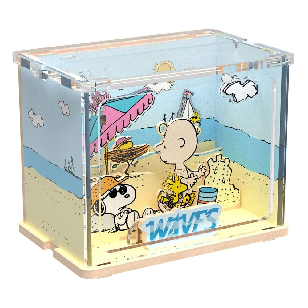 PEANUTS - Mini Scene Chilling At The Beach - Wood Model Kit ...