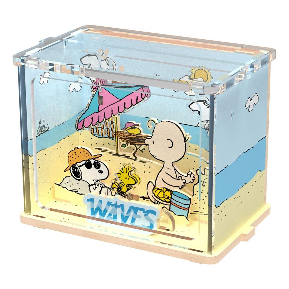 PEANUTS - Mini Scene Chilling At The Beach - Wood Model Kit ...