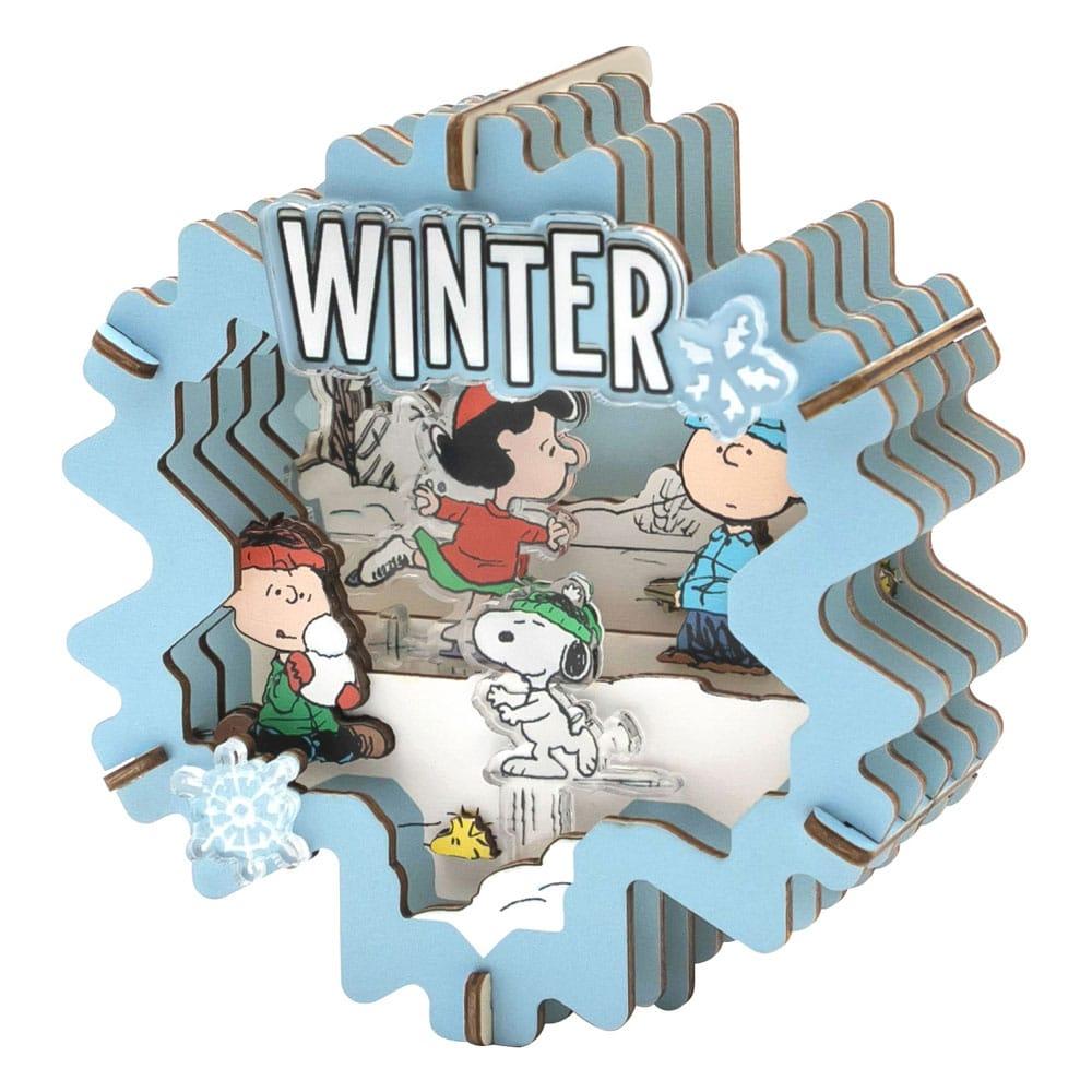PEANUTS - Winter Wonderland - Wood Model Kit Theater : ShopForGeek.com ...