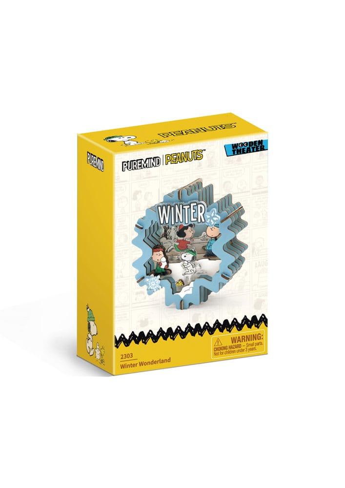PEANUTS - Winter Wonderland - Wood Model Kit Theater : ShopForGeek.com ...
