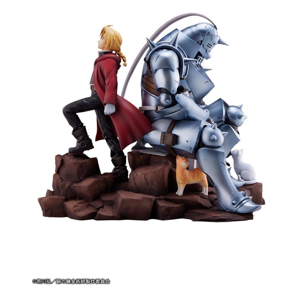 FULLMETAL ALCHEMIST BROTHERHOOD - Edward & Alphonse - Statue 24cm ...