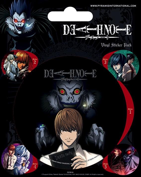 DEATH NOTE - Vinyl Stickers - Characters : ShopForGeek.com: Stickers ...