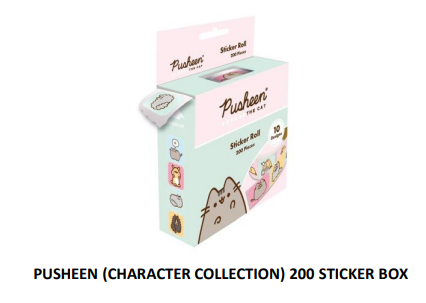 PUSHEEN - Character Collection - Sticker Box (200) : ShopForGeek.com ...