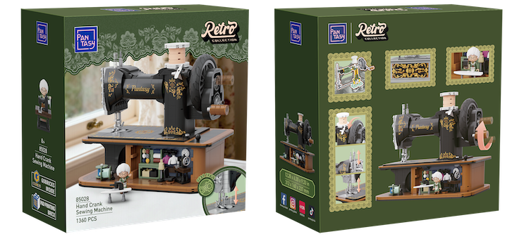 PANTASY - Hand Crank Sewing Machine - Building block 1152 pcs ...