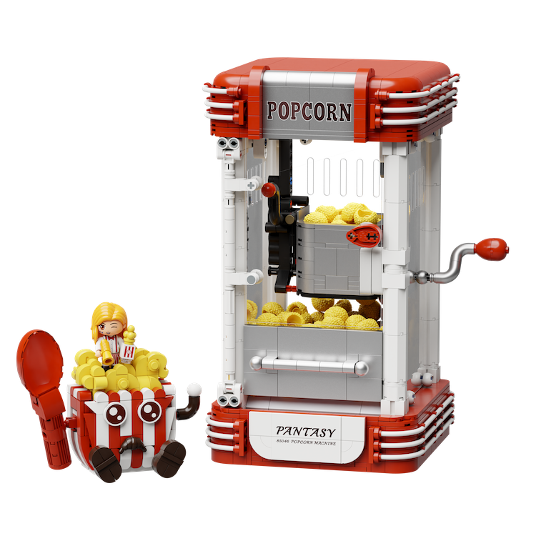 PANTASY - Popcorn Machine - Building block 1201 pcs : ShopForGeek.com ...
