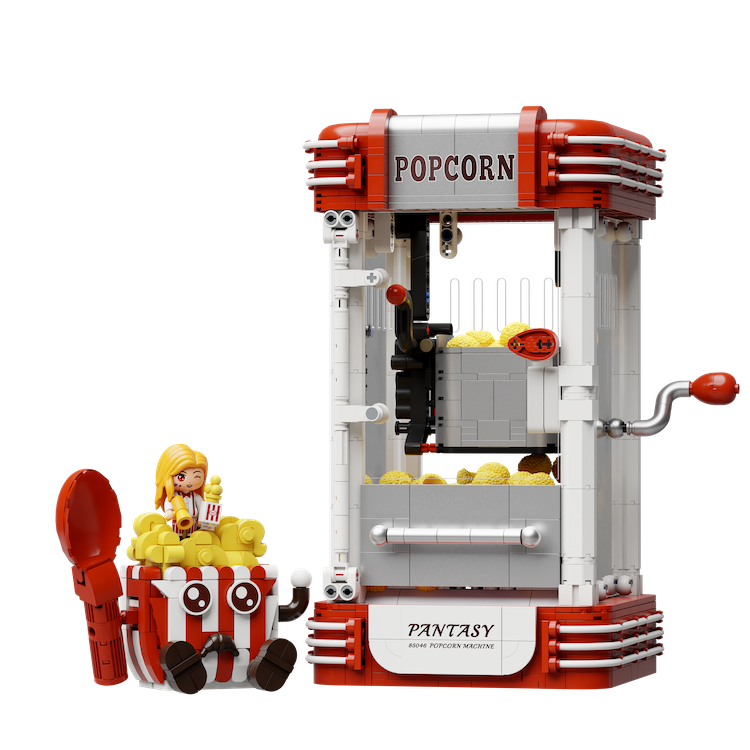 PANTASY - Popcorn Machine - Building block 1201 pcs : ShopForGeek.com ...
