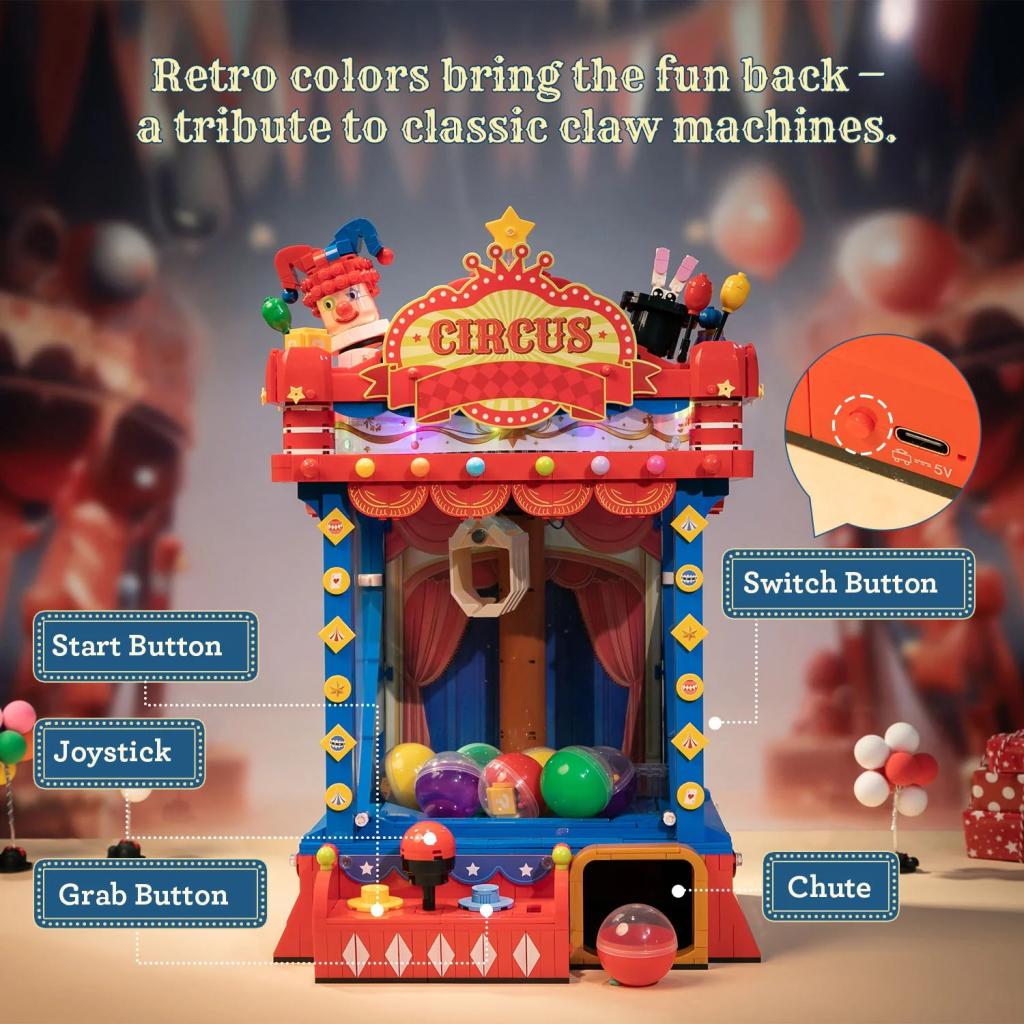 PANTASY - Claw Machine - Building block 1090 pcs : ShopForGeek.com ...
