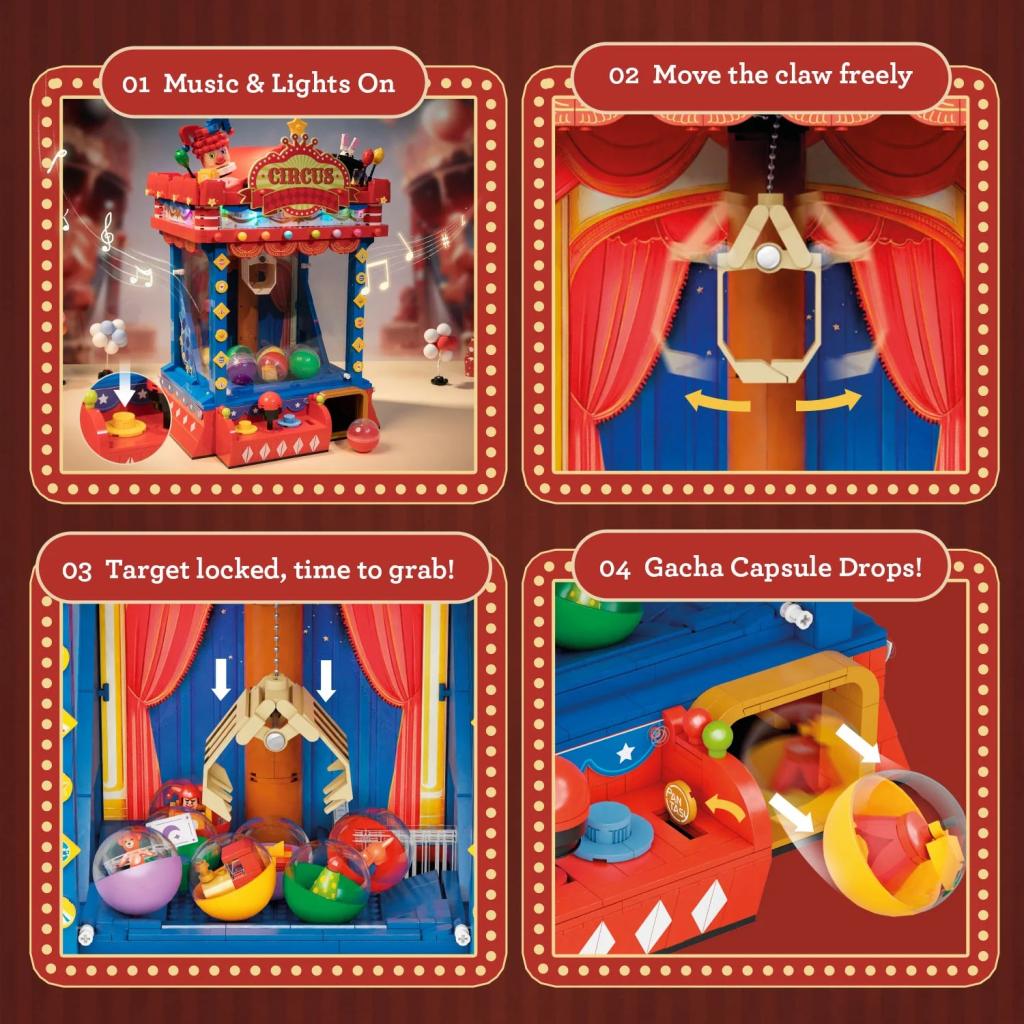 PANTASY - Claw Machine - Building block 1090 pcs : ShopForGeek.com ...