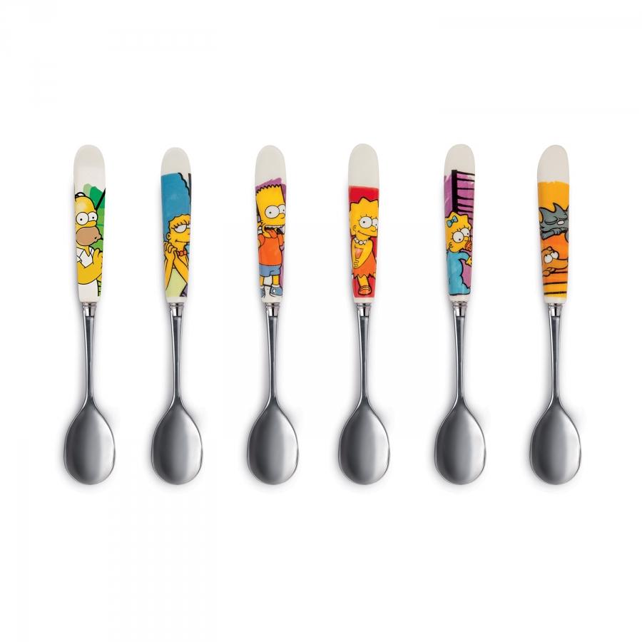 THE SIMPSONS - Set of 6 dessert Spoons : ShopForGeek.com: Kitchen ...
