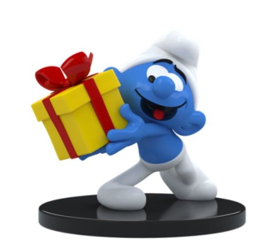 SMURF - Jokey Smurf with Gift - Figure 4inch : ShopForGeek.com ...