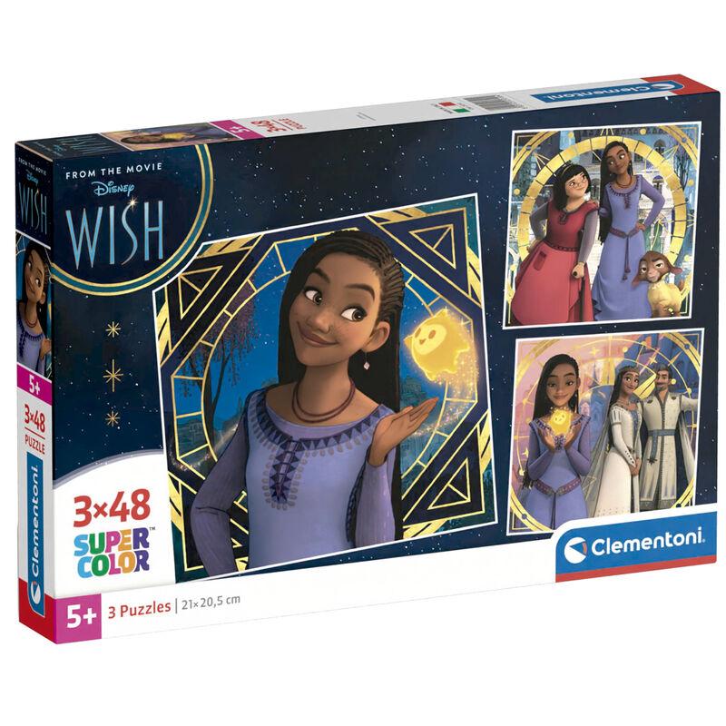 DISNEY - Wish - Set 3 Puzzle 48P : ShopForGeek.com: Puzzle Clementoni ...