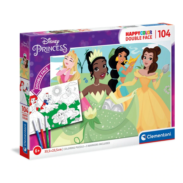 DISNEY - Princess - Happy Color Puzzle 104P : ShopForGeek.com: Puzzle ...